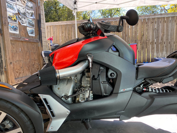 Can am Ryker cool air intake kit filter optional – RLS Exhaust